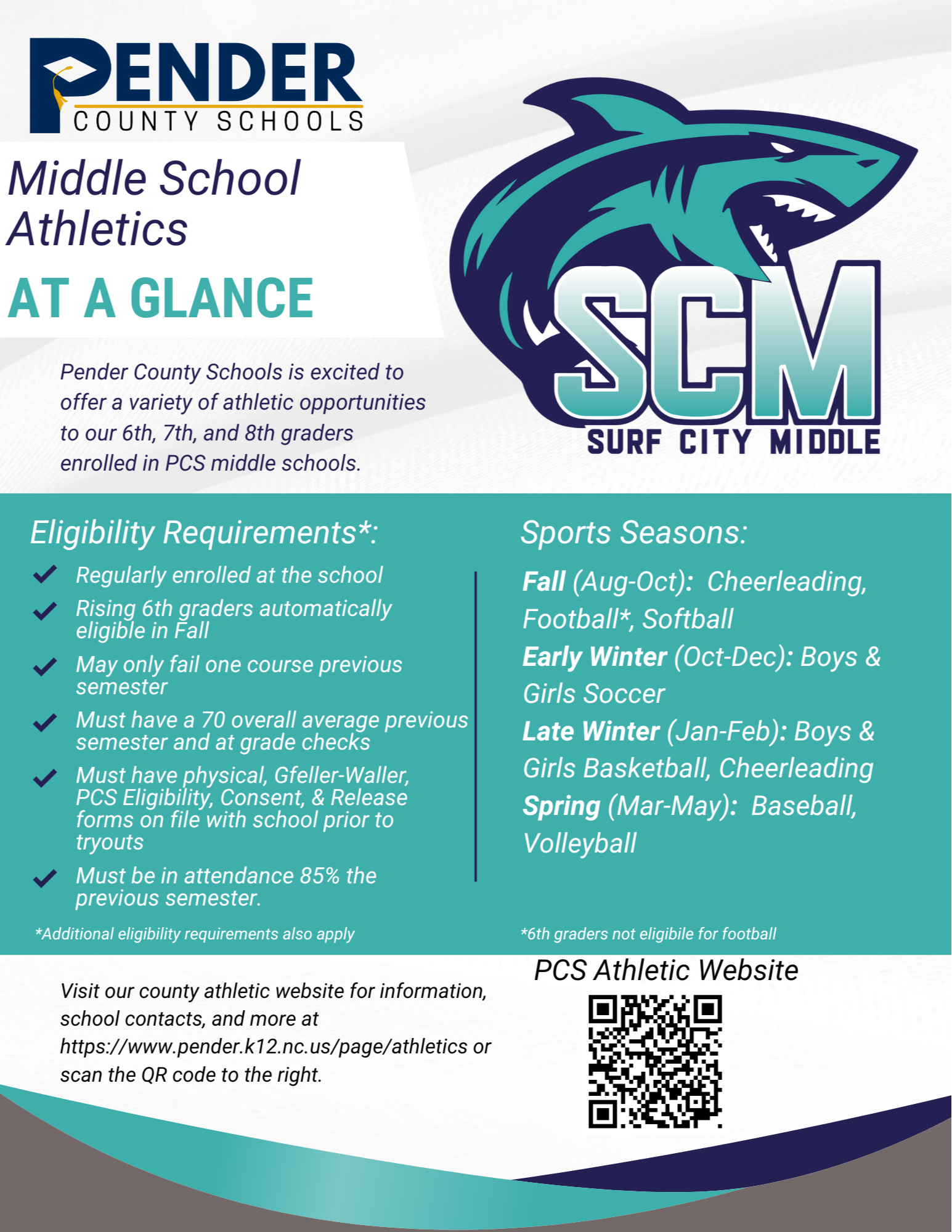 Athletics | Surf City Middle School