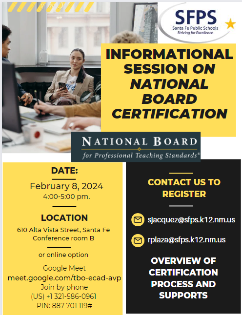 Career Advancement Opportunities | Santa Fe Public Schools