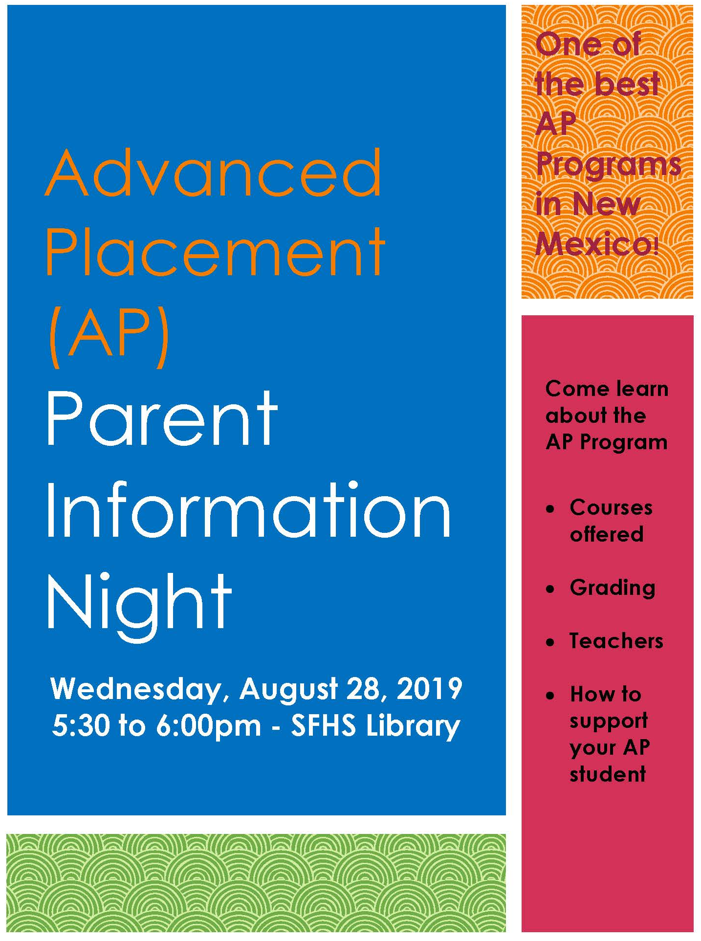 AP Parent Information | Santa Fe High