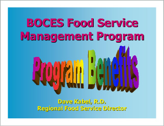 Food Service Management | GST BOCES