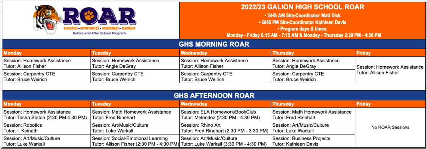 ROAR | Galion City Schools