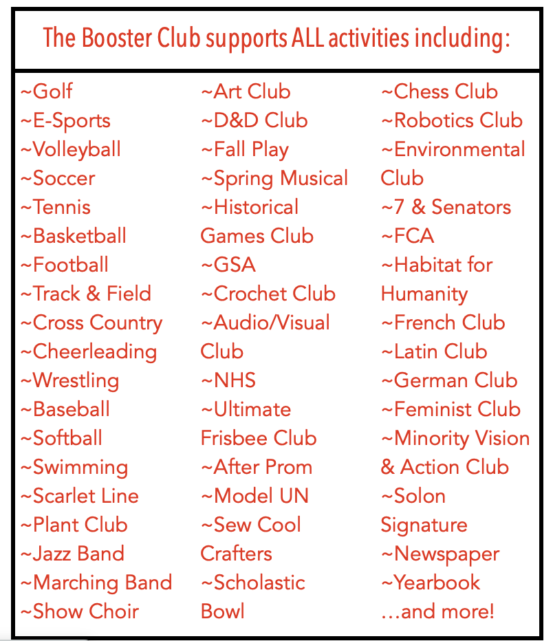 SHS Booster Club | Springfield High School