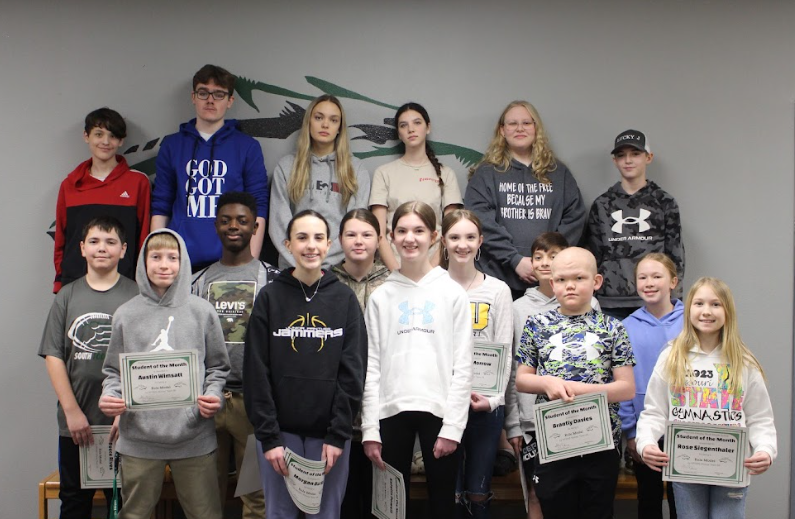 RPSMS Students of the Month | Raymore-Peculiar South Middle School